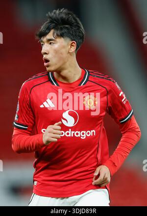 Manchester, England, 23rd January 2026. Kai Rooney of Manchester United ...