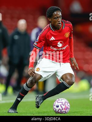 Manchester, England, 23rd January 2026. Kai Rooney of Manchester United ...