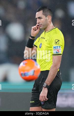 Roma, Italia. 25th Jan, 2026. Roma's head coach Gian Piero Gasperini ...