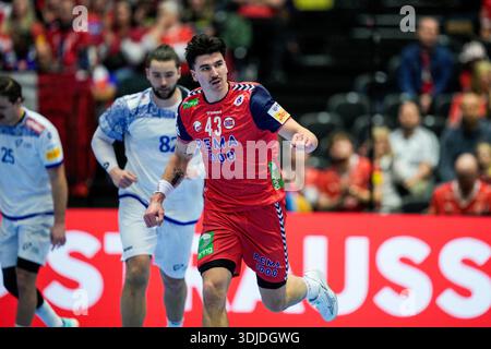 Herning, Denmark 20260126. Simen Ulstad Lyse during the European ...