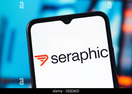 In this photo illustration, the Seraphic Security logo is seen ...