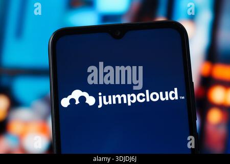 Canada. 26th Jan, 2026. In this photo illustration, the JumpCloud (Jump ...