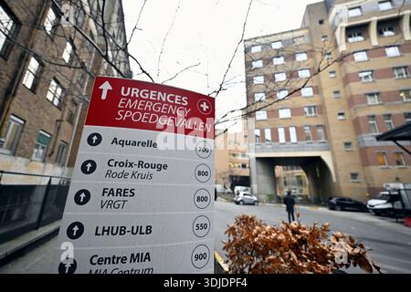 Illustration picture shows the CHU Saint-Pierre - UMC Sint-Pieter ...