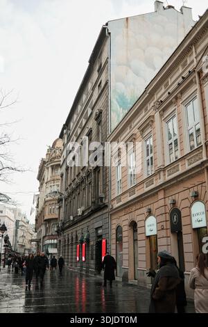 Pedestrians walk along a pavement in central Lviv on Sunday, 31 May ...