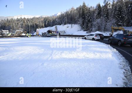 Tai di Cadore, inauguration of the German variant Stock Photo - Alamy
