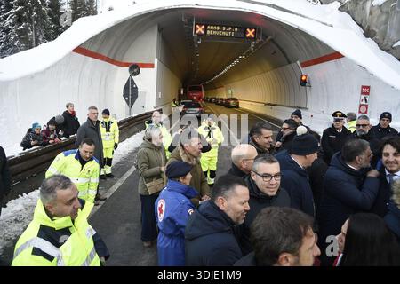 Tai di Cadore, inauguration of the German variant Stock Photo - Alamy