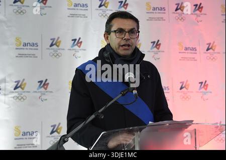 Tai di Cadore, inauguration of the German variant Stock Photo - Alamy