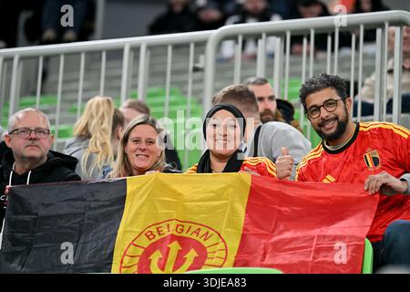 Ljubljana, Slovenia, January 26th 2026, Slovenian fans before the UEFA ...