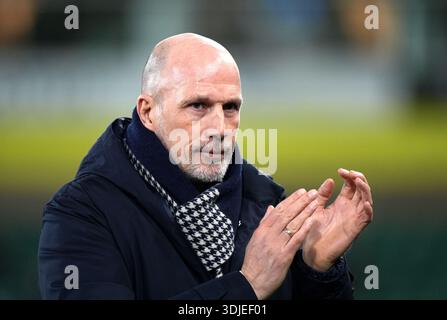 Norwich City manager Philippe Clement before the Sky Bet Championship ...