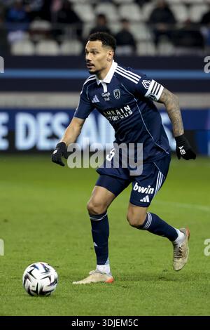 during the French championship Ligue 1 football match between Paris ...