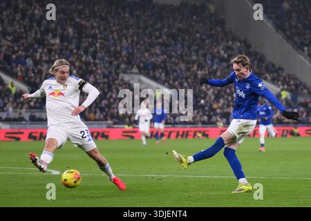 Liverpool, England, 26th January 2026. Dominic Calvert-Lewin of Leeds ...