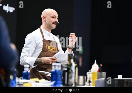Chef Diego Rossi attends the 31 edition of the Mergers Congress 2026 ...