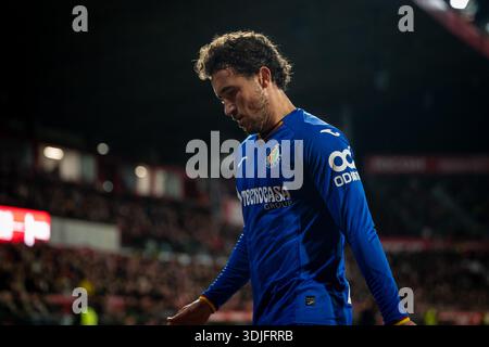Luis Milla (Getafe CF) seen during a La Liga EA Sports match between ...