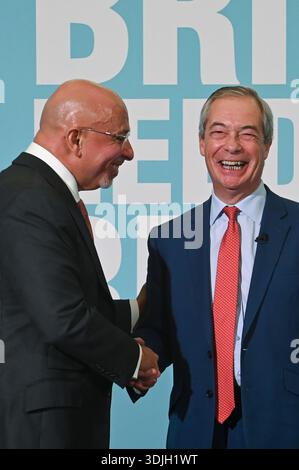 The Nash Room, 116 Pall Mall, London, UK. 12th January 2026. Reform UK ...