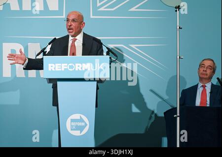 The Nash Room, 116 Pall Mall, London, UK. 12th January 2026. Reform UK ...