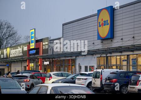 PRODUCTION - 26 January 2026, North Rhine-Westphalia, Cologne: A Rewe ...