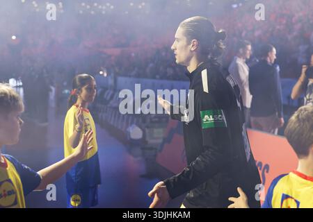 Herning, Denmark. 26th, January 2026. Magnus Saugstrup of Denmark seen ...