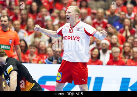 Herning, Denmark. 26th, January 2026. Julian Koster (18) of Germany ...