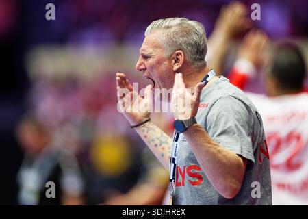 Herning, Denmark. 26th, January 2026. Nils Lichtlein (3) of Germany ...