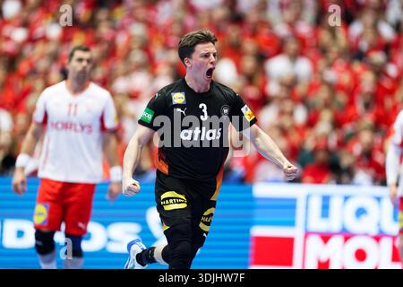 Herning, Denmark. 26th, January 2026. Referee Ivan Pavicevic seen ...