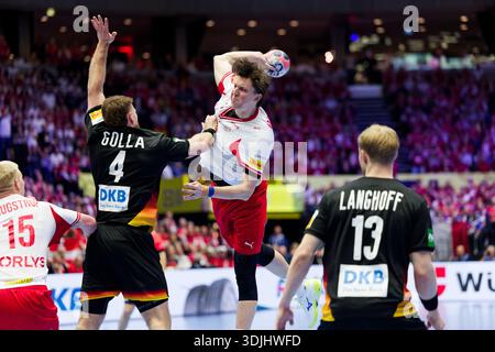 Herning, Denmark. 26th, January 2026. Juri Knorr (15) of Germany seen ...
