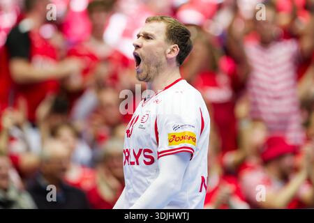 Herning, Denmark. 26th, January 2026. Simon Pytlick (43) of Denmark ...