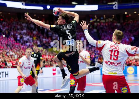 Herning, Denmark. 26th, January 2026. Miro Schluroff (5) of Germany ...