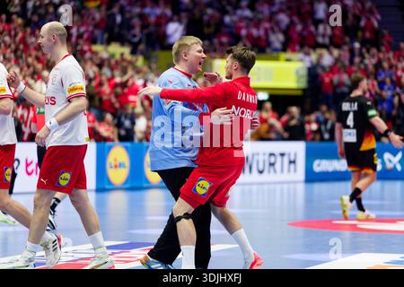Herning, Denmark. 26th, January 2026. Mathis Haseler of Germany seen ...