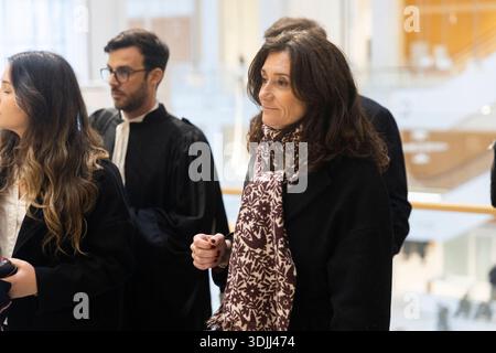 MP Sandrine Josso arrives at her trial facing Senator Joel Guerriau at ...