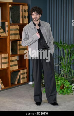 Giacomo Stallone attends the photocall of Rai tv series L'invisibile-La ...
