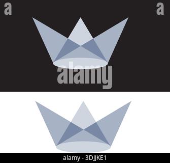 Paper ship icon. Design for web and mobile app. Vector illustration ...
