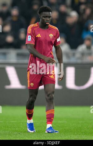 Olimpico Stadium, Rome, Italy - Robinio Vaz of AS Roma runs with the ...