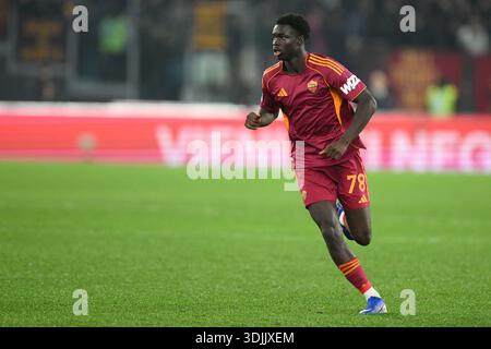 Olimpico Stadium, Rome, Italy - Robinio Vaz of AS Roma runs with the ...
