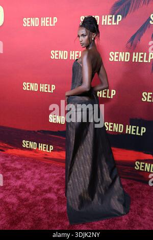 LOS ANGELES - JAN 21: Edyll Ismail at 'Send Help' World Premiere at the ...