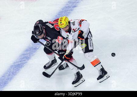 27 January 2026, North Rhine-Westphalia, Cologne: Ice hockey: DEL ...