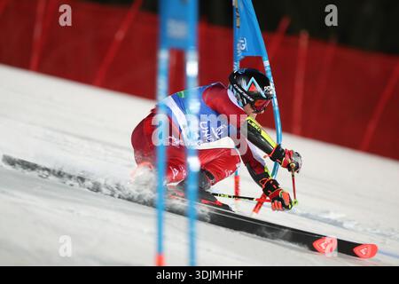 SCHLADMING, AUSTRIA - JANUARY 27: second place Lucas Pinheiro Braathen ...