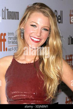 11 September 2010 - Toronto, Ontario, Canada - Blake Lively. "The Town ...