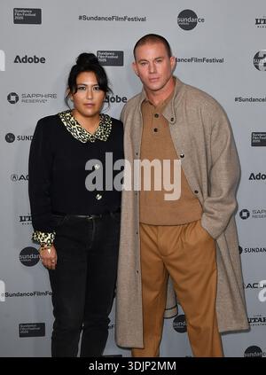 Channing Tatum, Beth de Araújo attending the screening of the movie ...