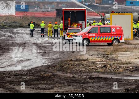 Ougree, Belgium. 28th Jan, 2026. Seraing mayor Deborah Geradon delivers ...