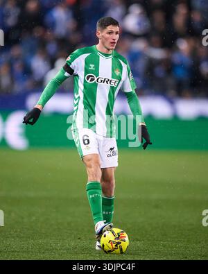 Sergi Altimira of Real Betis during the Spanish championship LaLiga ...