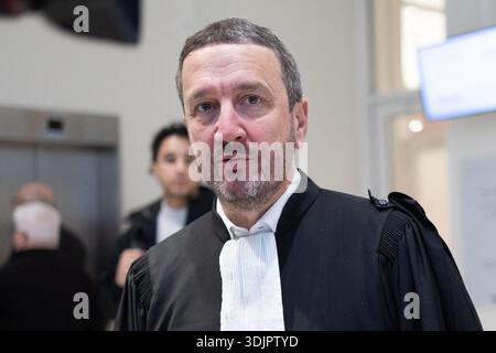 Lawyer of Halba Diouf Jean Boudot prior to the verdict of the trial ...