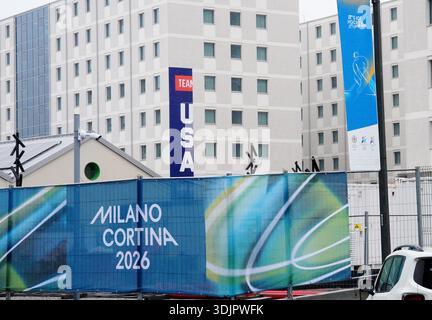 Milan, Olympic Village that will host the athletes of the Milan Cortina ...