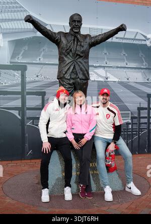Qarabag fans before the UEFA Champions League, league phase match at ...