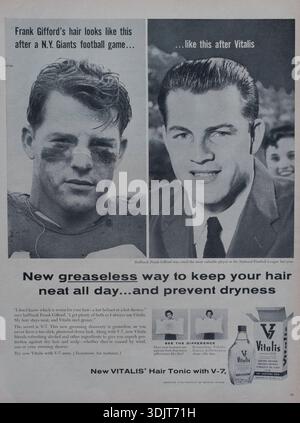 Vintage "Life" magazine 25 November 1957 issue advert, USA Stock Photo ...
