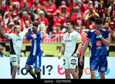 28 January 2026, Denmark, Herning: Handball: European Championship ...