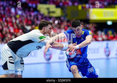 Johannes Golla (Deutschland, #04), Aymeric Minne (Frankreich, #04) DEN ...
