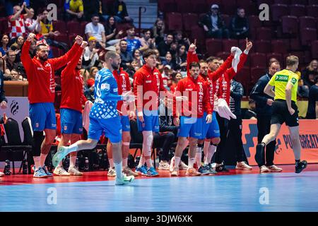 Malmo, Sweden. 28th of January, 2026. David Mandic (39) of Croatia seen ...