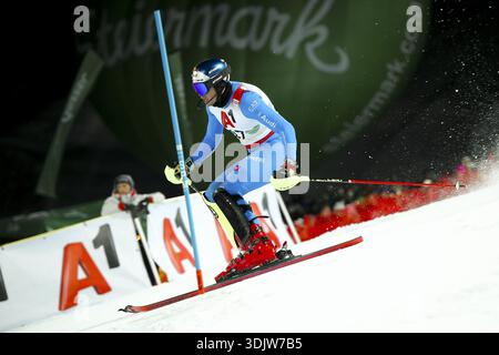 SCHLADMING, AUSTRIA - JANUARY 28: Alex Vinatzer of Italy celebrating ...