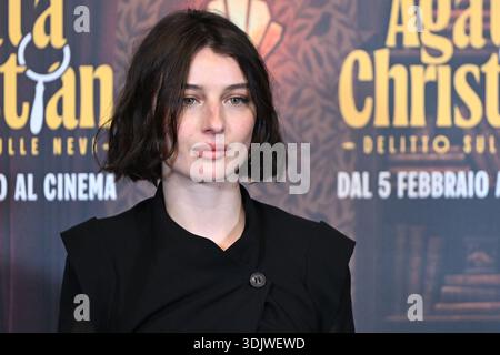 Alice Pagani during Agata Christian movie photocall at Bernini Bristol ...