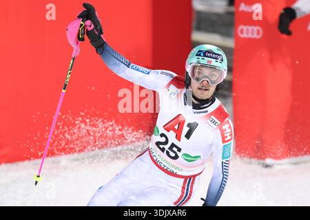 SCHLADMING, AUSTRIA - JANUARY 28: Eirik Hystad Solberg of Norway ...